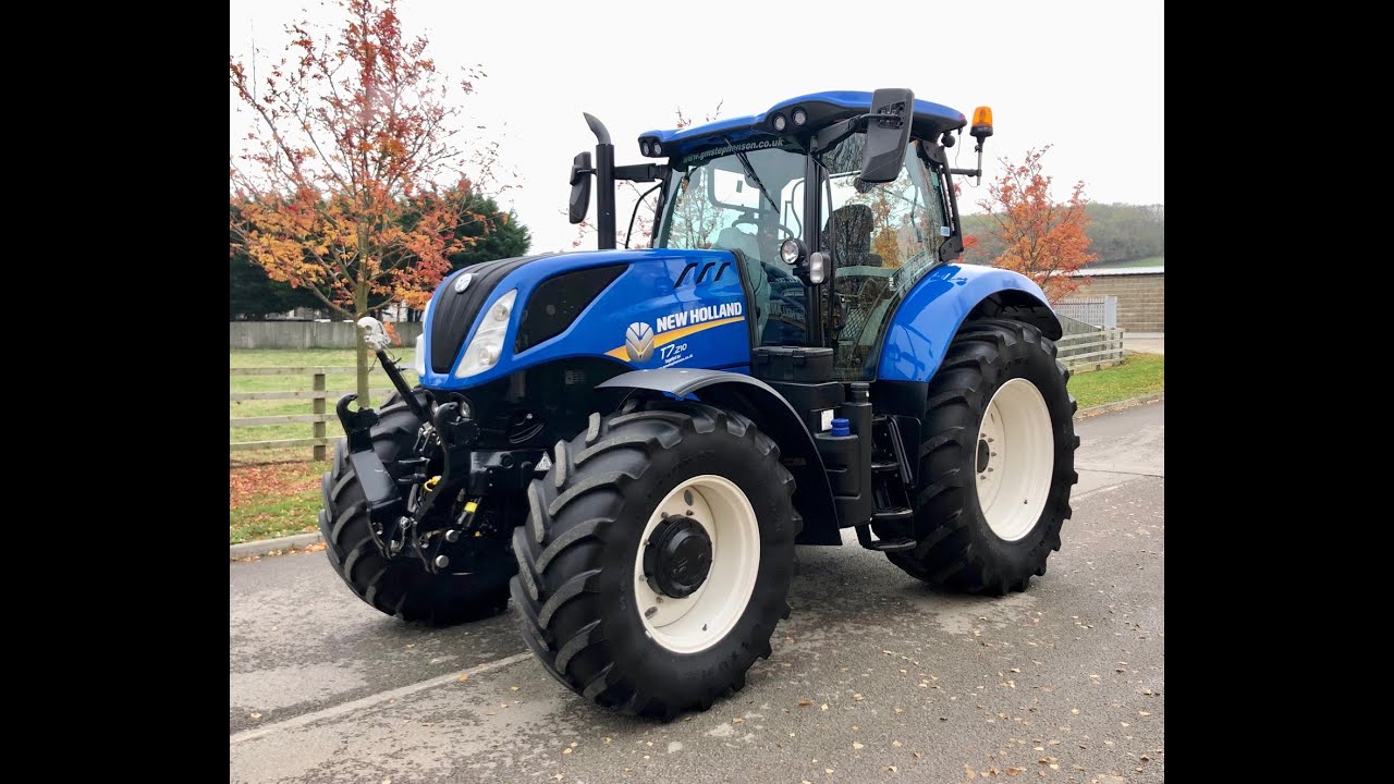 NEW HOLLAND T7.210 50K POWER-COMMAND FULL WALK AROUND VIDEO - YouTube