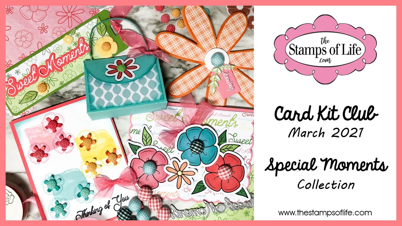 How to Make a Fold it Card with The Stamps of Life March Card Kit - YouTube