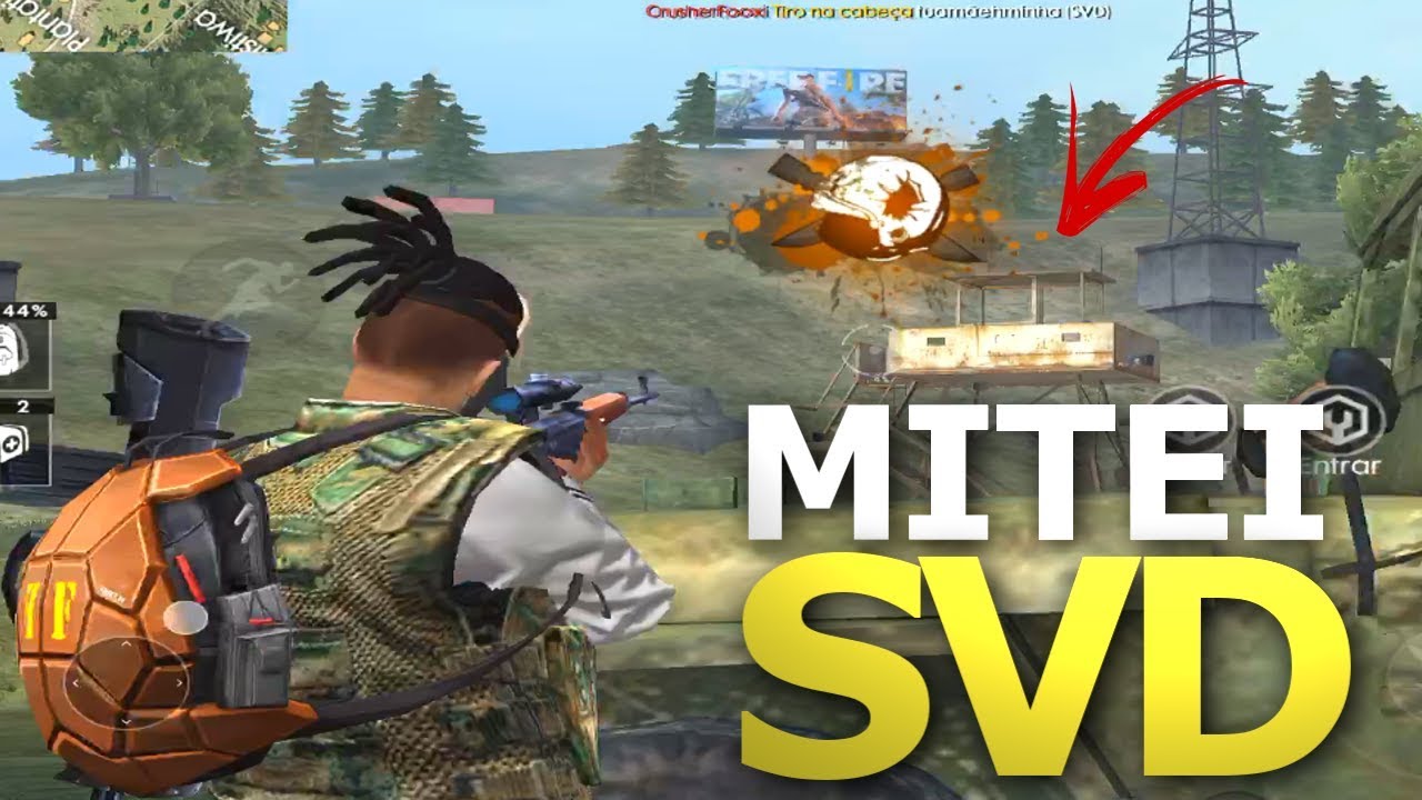 PRIMEIRA VEZ QUE JOGO SÉRIO COM A SVD - FREE FIRE - YouTube