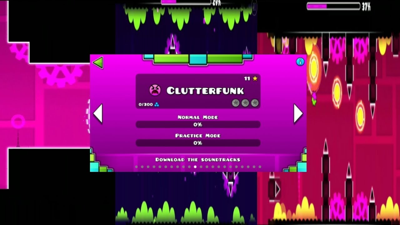 Прохожу Clutterfunk в Geometry Dash! - YouTube