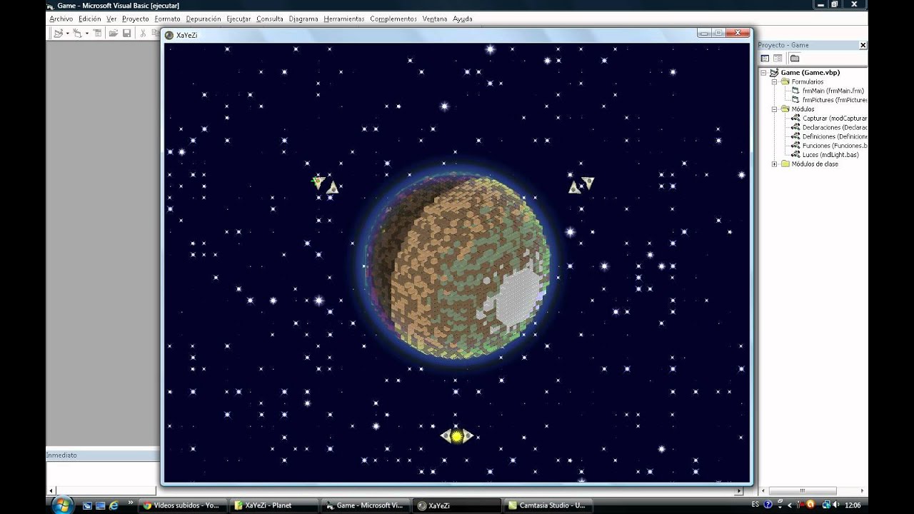 [ Visual Basic 6 ] Tile-based (simulated 3D) planet (2012) - YouTube