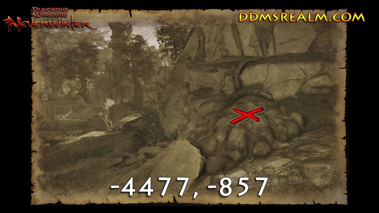 Neverwinter - TOA - Lost City of Omu Treasure Map Location - Cages ...