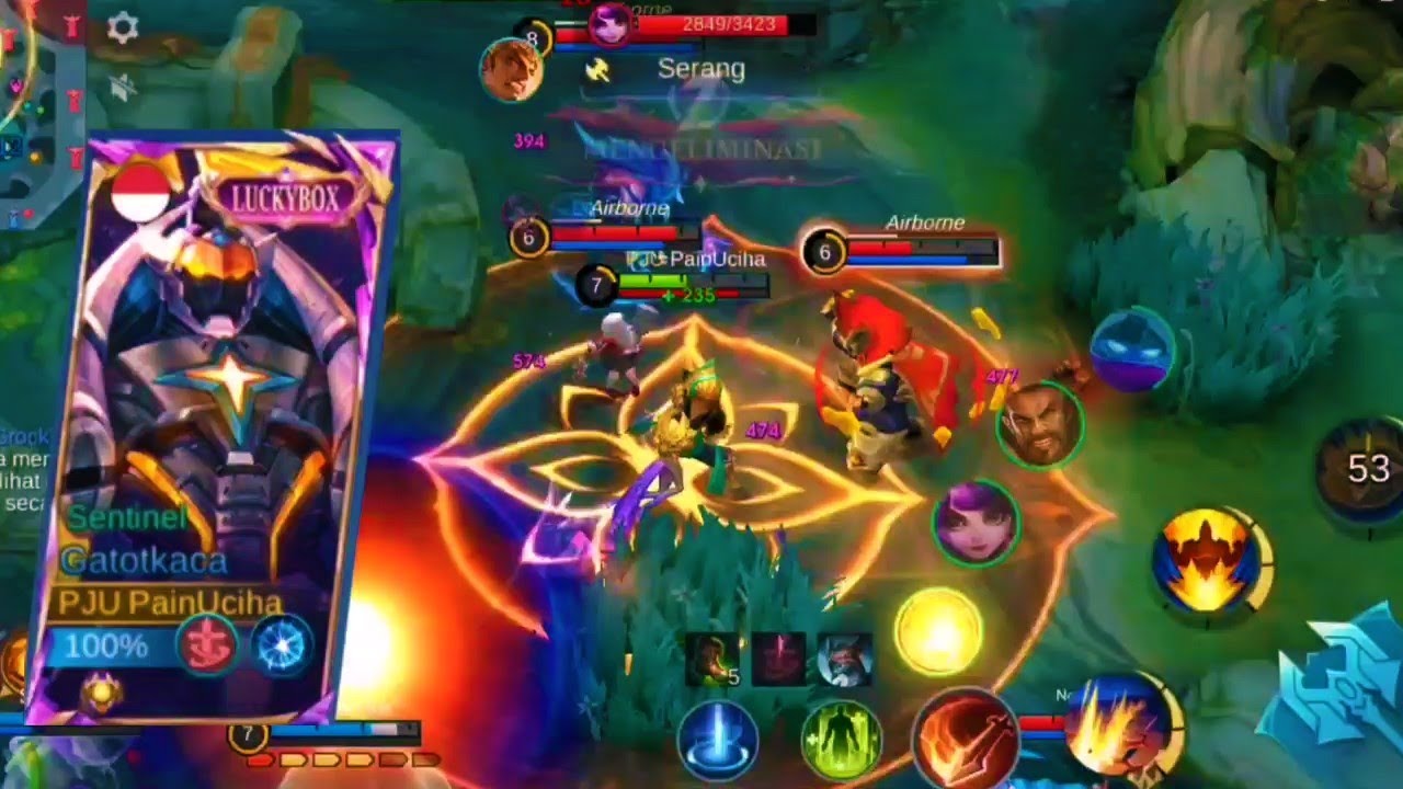 Gameplay Gatotkaca Exp Lane Vs Ruby Part2 !!Build Tersakit 2024- MLBB ...