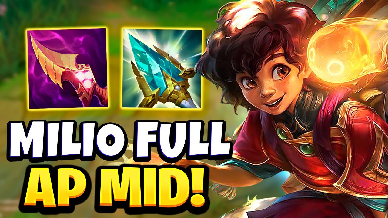 😱¡MILIO FULL AP ES DIOS! MEGACURACIONES EN AREA! | League of Legends - YouTube