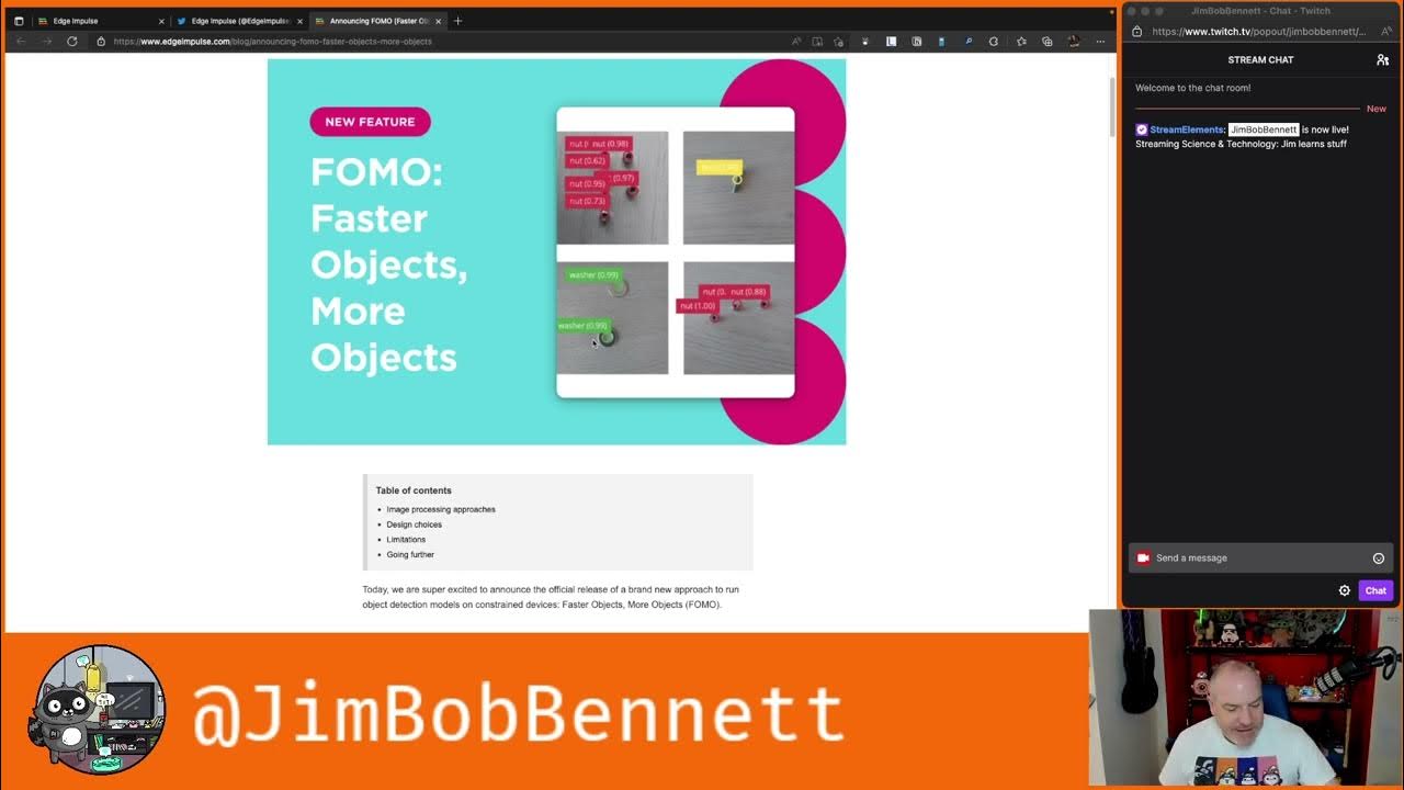 Jim Learns Stuff - Edge Impulse FOMO object detection model - YouTube