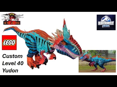 YUDON LEGO CUSTOM FROM JURASSIC WORLD THE GAME LEVEL 40 YUDON - YouTube