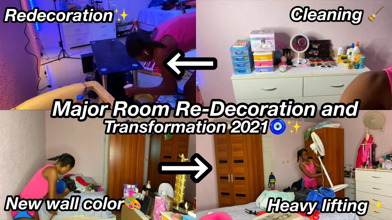 Major Room Re-Decoration and Transformation 2021🧿 (heavy lifting ...