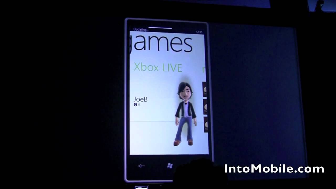 In-depth look at Windows Phone 7 Xbox Live games hub - YouTube