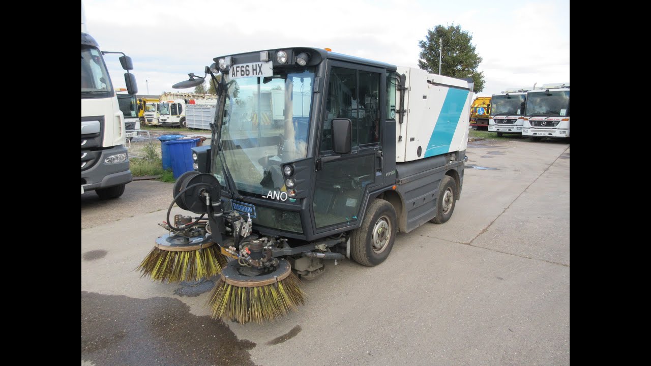 07 2016 Schmidt Swingo road sweeper for sale - YouTube