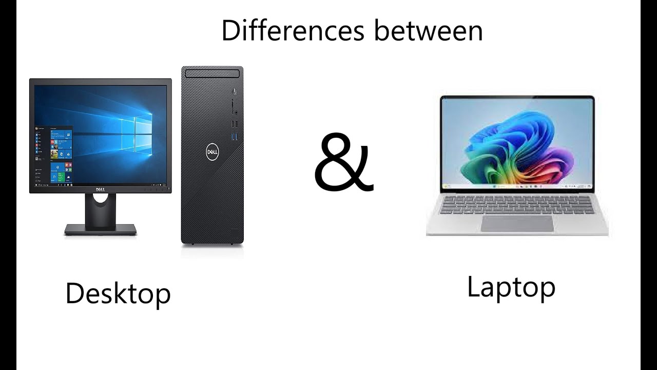 Difference Between Laptop and Desktop - YouTube