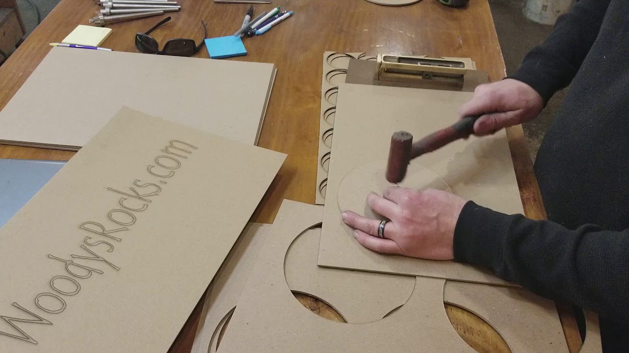 Allpax cutter demo. Cutting pyro discs - YouTube