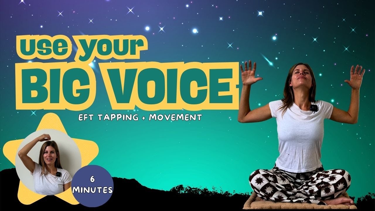 Use Your Big Voice | Free Flow Kids | Tapping + Movement for Confidence ...