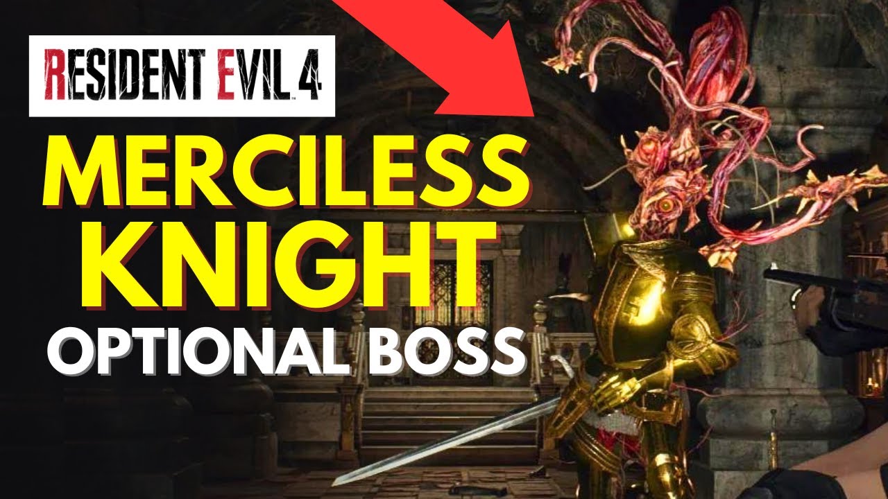 MERCILESS KNIGHT (OPTIONAL BOSS) MERCHANT REQUEST | RESIDENT EVIL 4 REMAKE - YouTube