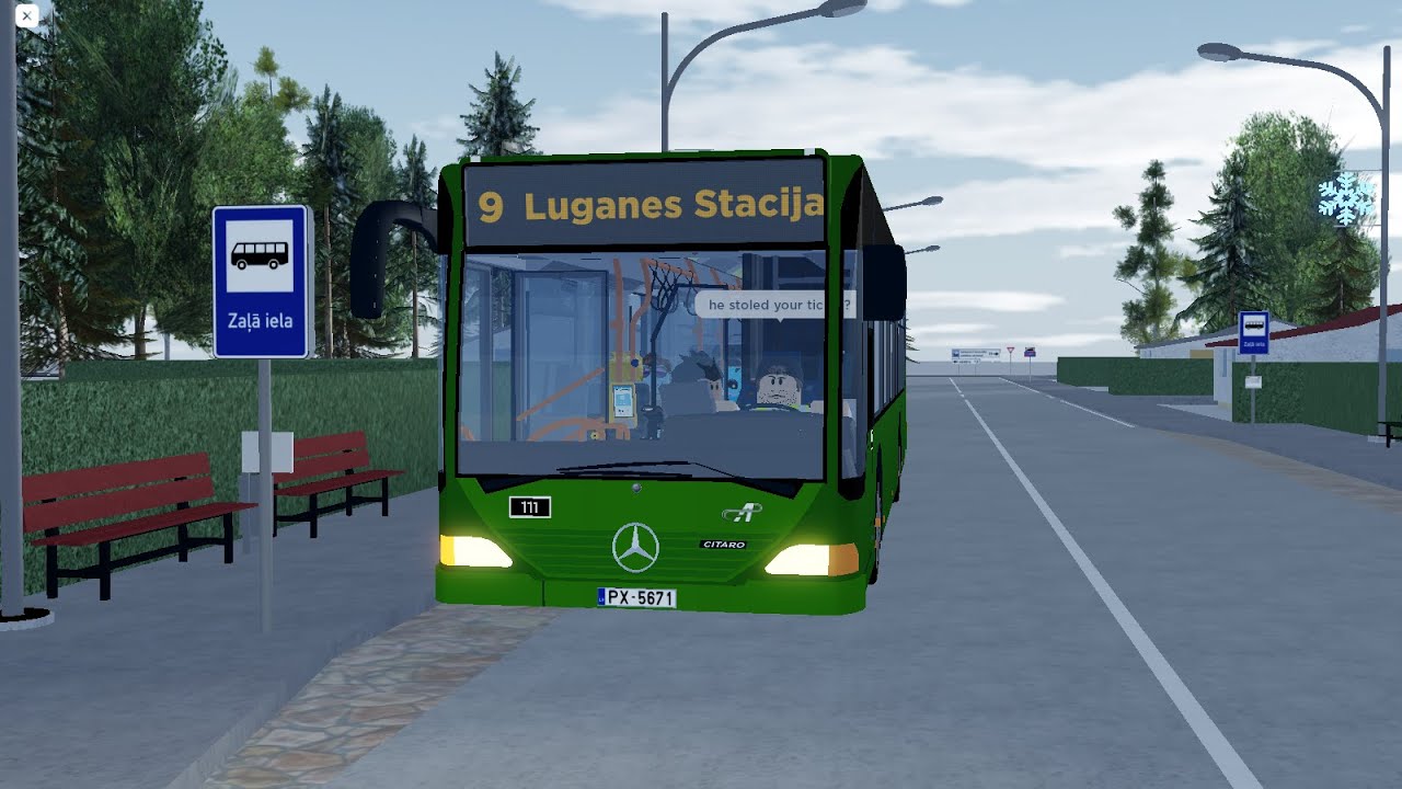 Roblox: Lugane - Mercedes Benz Citaro O530 #111 Linia 9 - YouTube