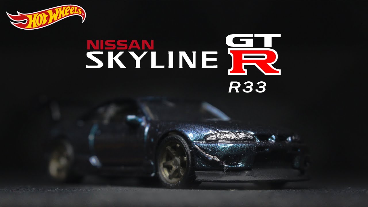 Nissan Skyline GTR R33 Hot Wheels Custom - YouTube