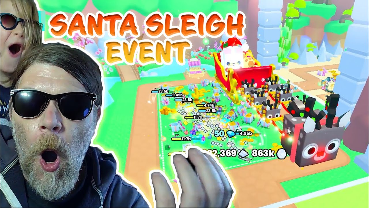 SANTA ist mit SEINEM SCHLITTEN UNTERWEGS | Santa Sleigh Event | Pet ...