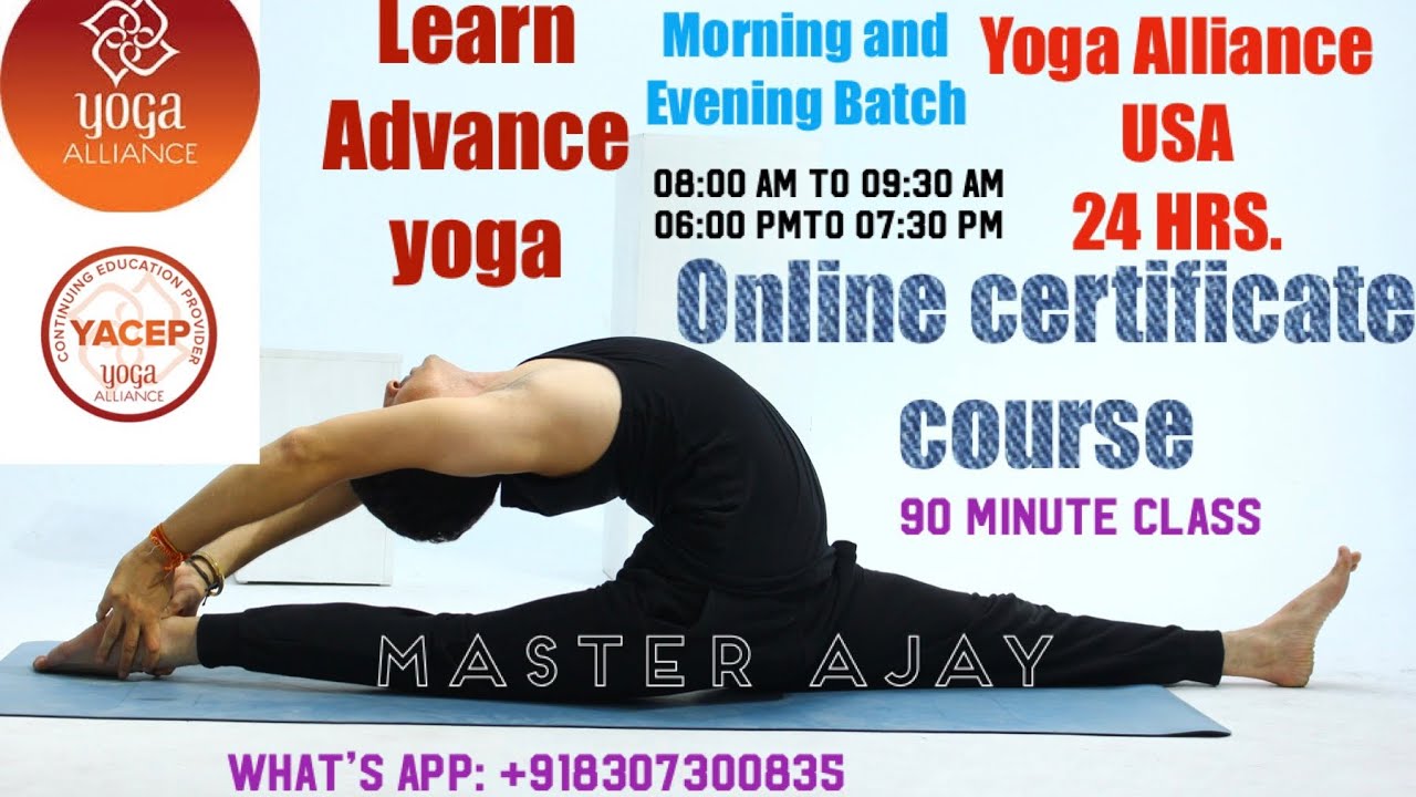 Certifictae Course 24 HOURS ONE MONTH ADVANCE YOGA FOR INCREASE ...