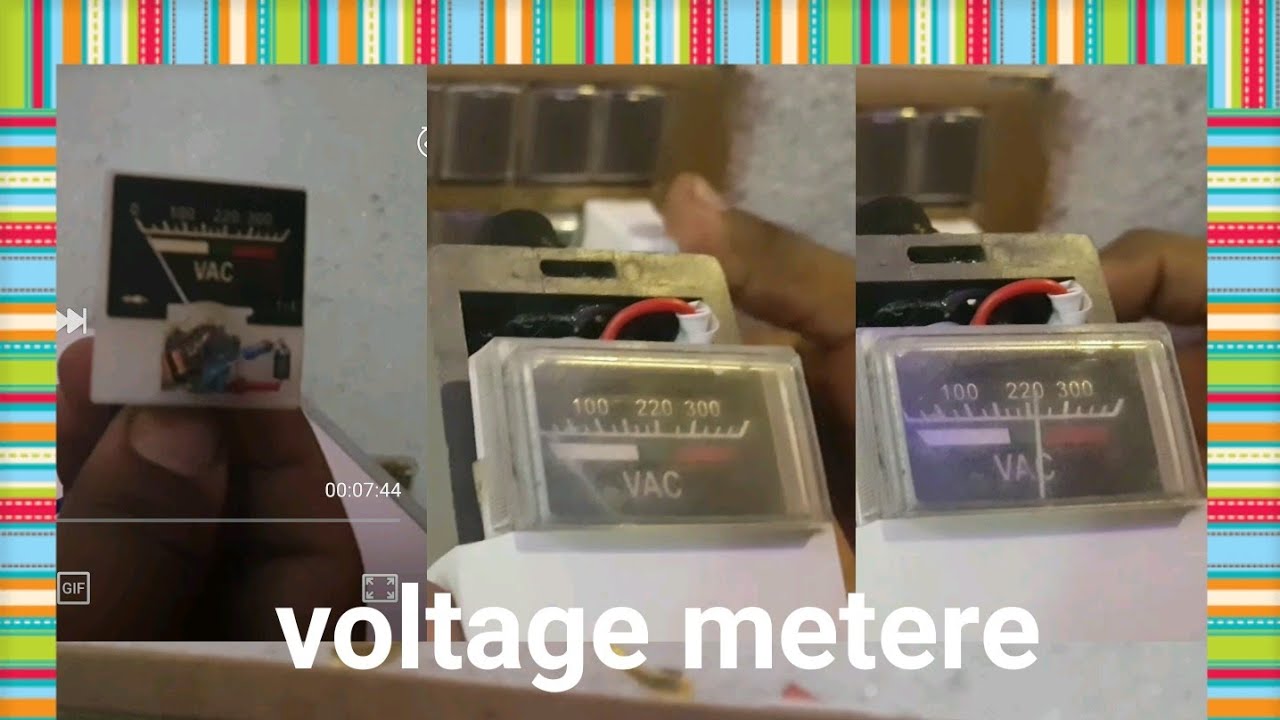 How to make analog Ac voltage meter - YouTube
