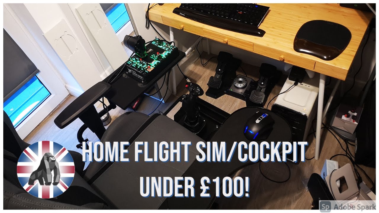Home Flight Sim/Cockpit Mounts Under £100! - YouTube