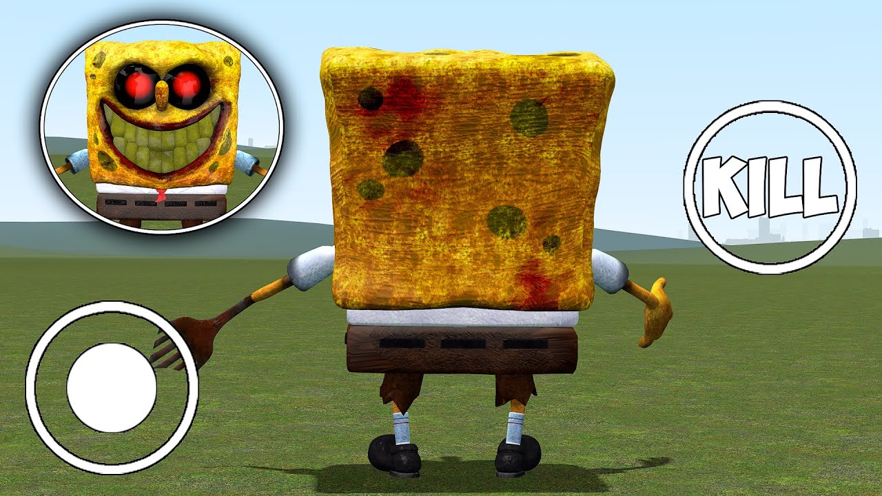 Playing As New Spongebob EXE Is Scary In Garry's Mod - YouTube