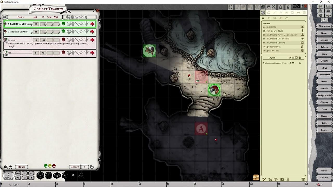 Fantasy Grounds Unity - Tutorial - Token Lighting - Introduction & DM Options - YouTube