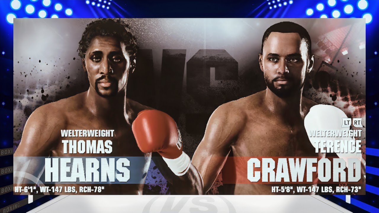 Thomas Hearns Vs Terence Crawford : Fantasy Boxing Simulated - YouTube