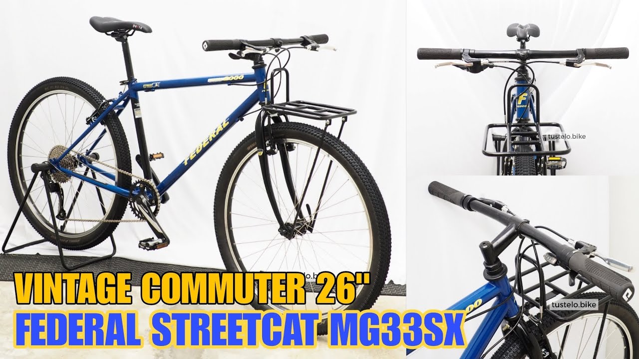 Vintage Commuter Bike 26" Federal StreetCat MG33SX 9 Speed by Tustelo ...