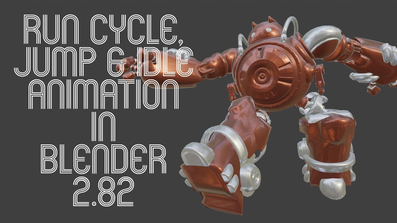Tutorial Animasi Run Cycle, Jump dan Idle di Blender 2.82 - YouTube