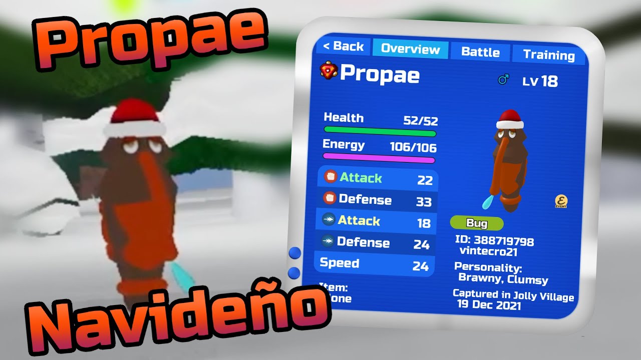 Como Encontrar a Propae Navideño! Nueva skin Loomian Legacy Español ...