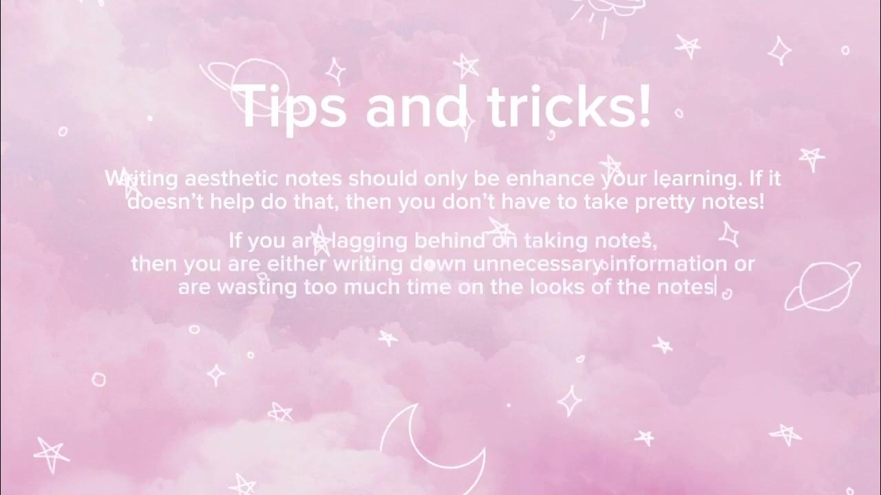 How to make aesthetic notes!! - YouTube