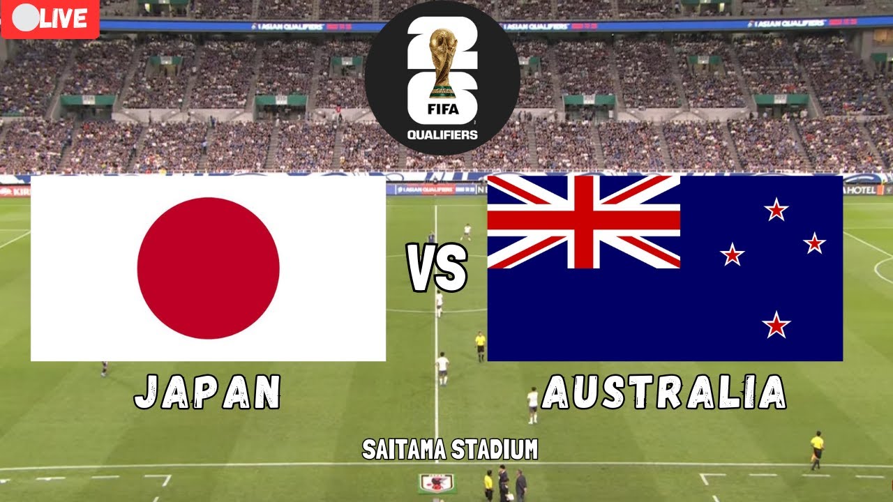 🔴JAPAN VS AUSTRALIA | WORLD CUP 2026 AFC QUALIFIERS | LIVE REACTION ...