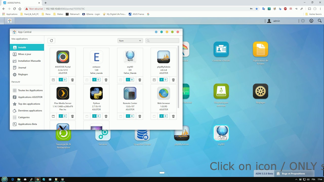 myHD Asustor install - YouTube