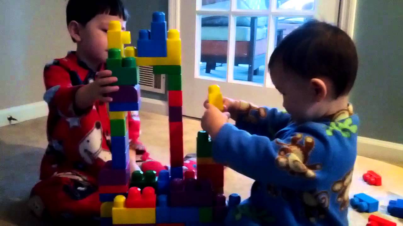 Building blocks together - YouTube