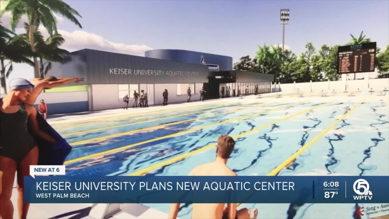 Keiser Univerity announces plans to build new aquatic center - YouTube
