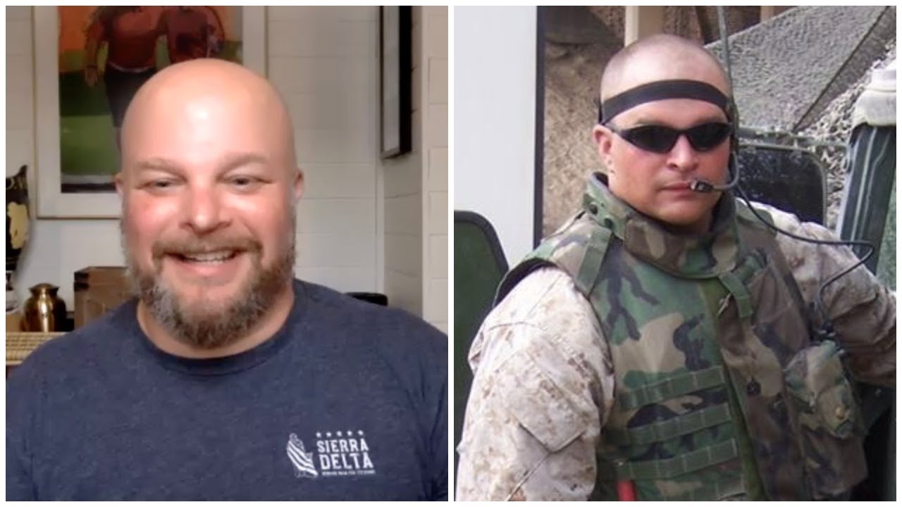 Marine BJ Ganem Saved By Dog After Being Blown Up In Iraq - YouTube