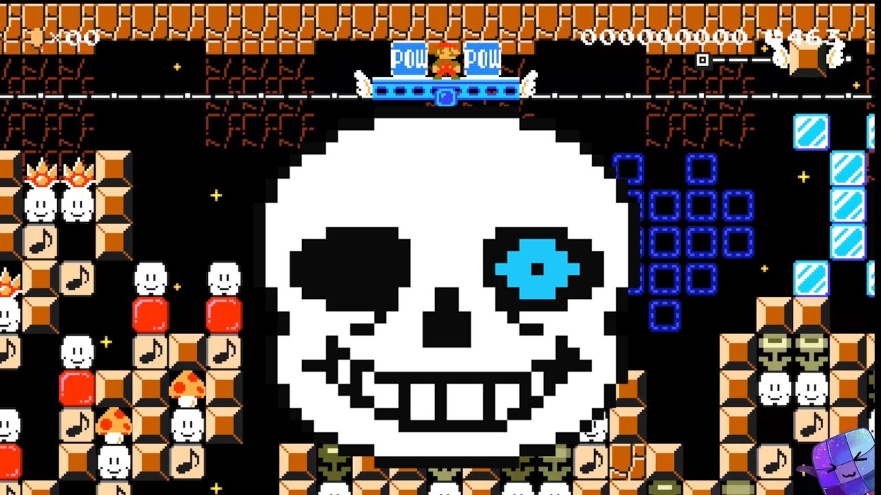 Super Mario Maker 2 🔧 Undertale Nyeh + Bonetrousle - YouTube