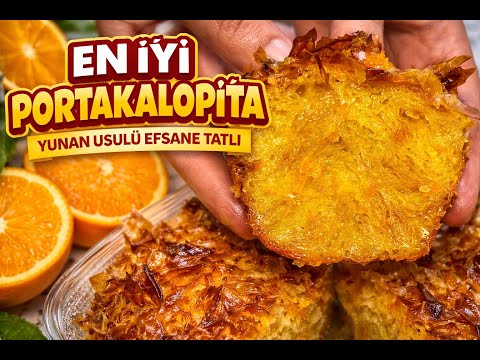 UN KULLANMADAN YAPILAN ENFES TATLI! 🍊 Portakalopita Tarifi (Yunan Usulü)
