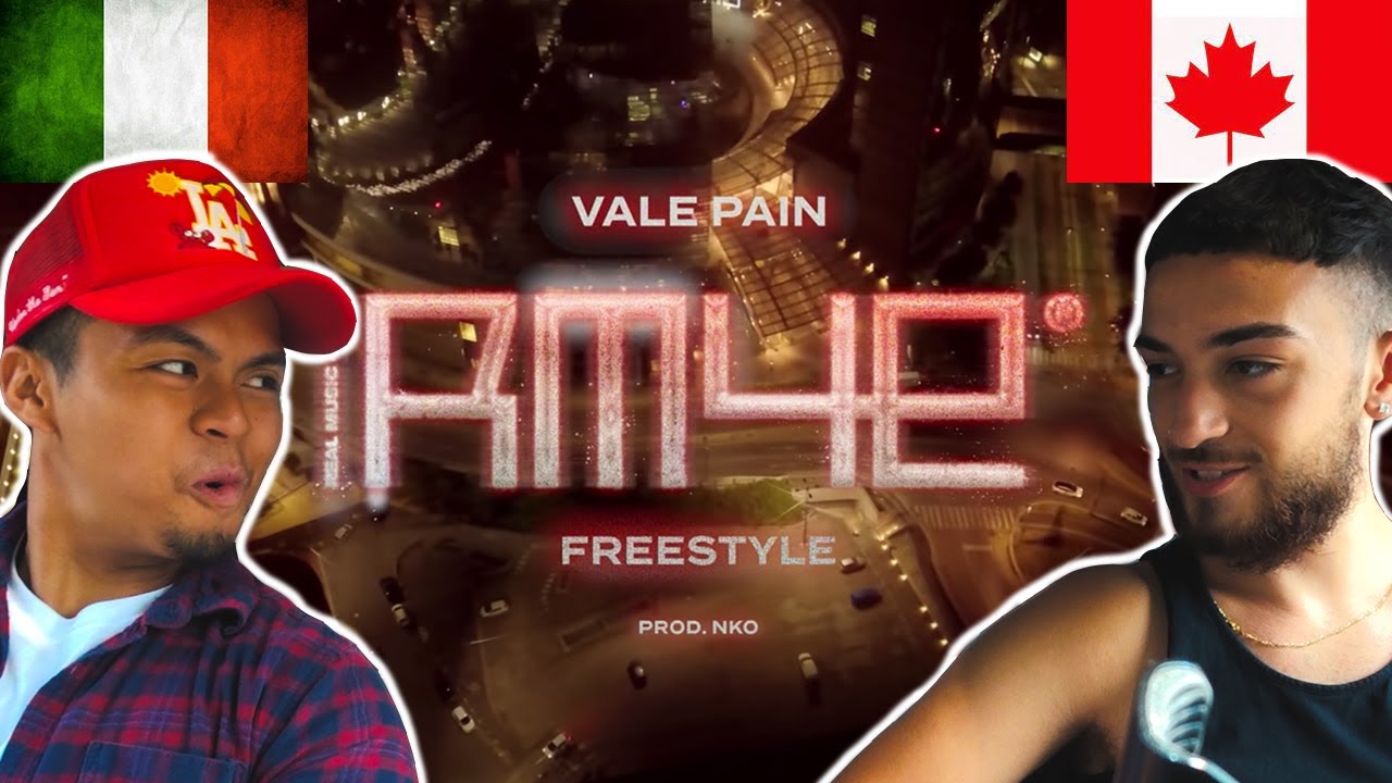 CANADIANS REACT TO ITALIAN RAP - VALE PAIN - RM4E FREESTYLE (Prod. NKO ...