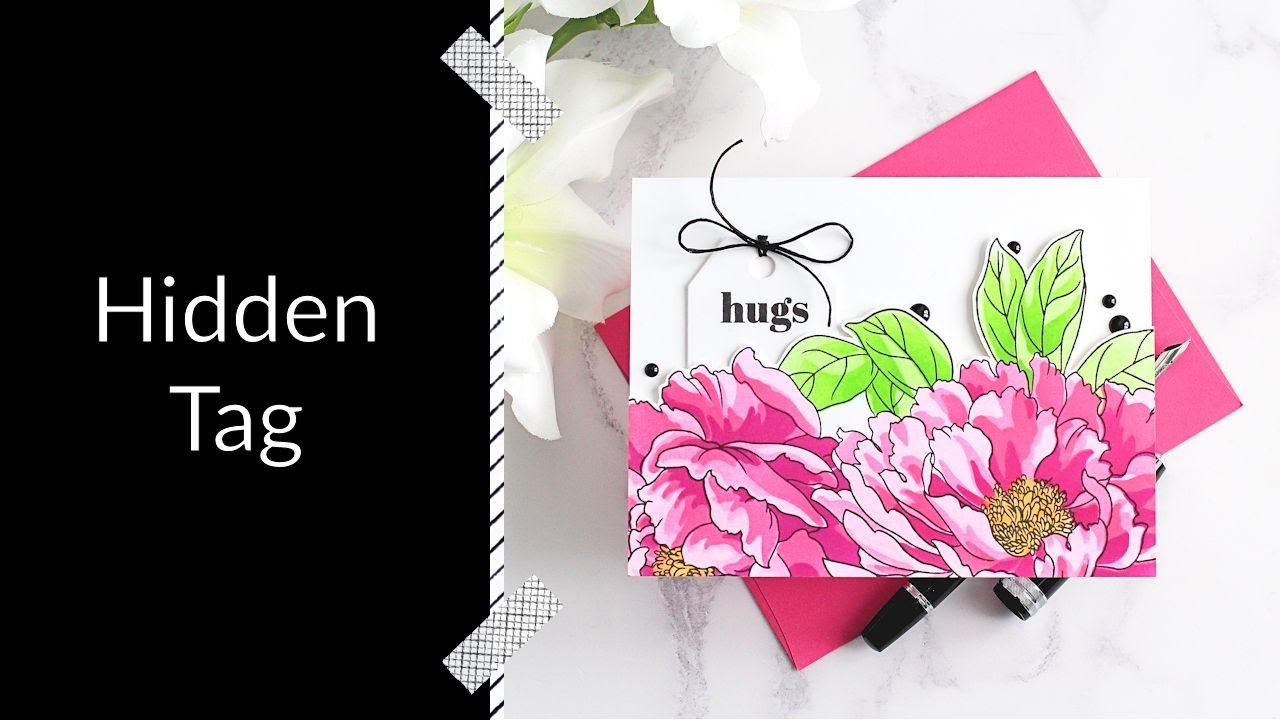 Partially Hidden Tag Design | Terrific Tags with Michelle - YouTube