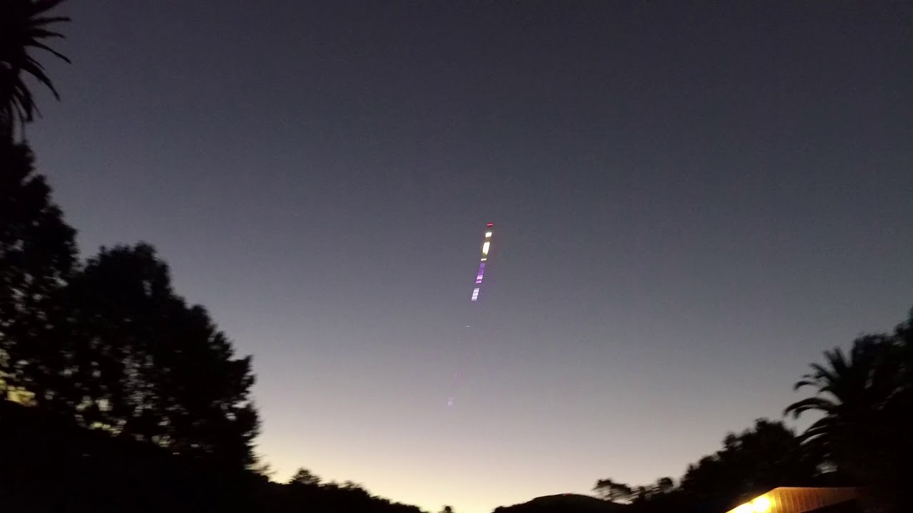 A quadcopter and too many LEDs. Race drone towing a LED strip. - YouTube