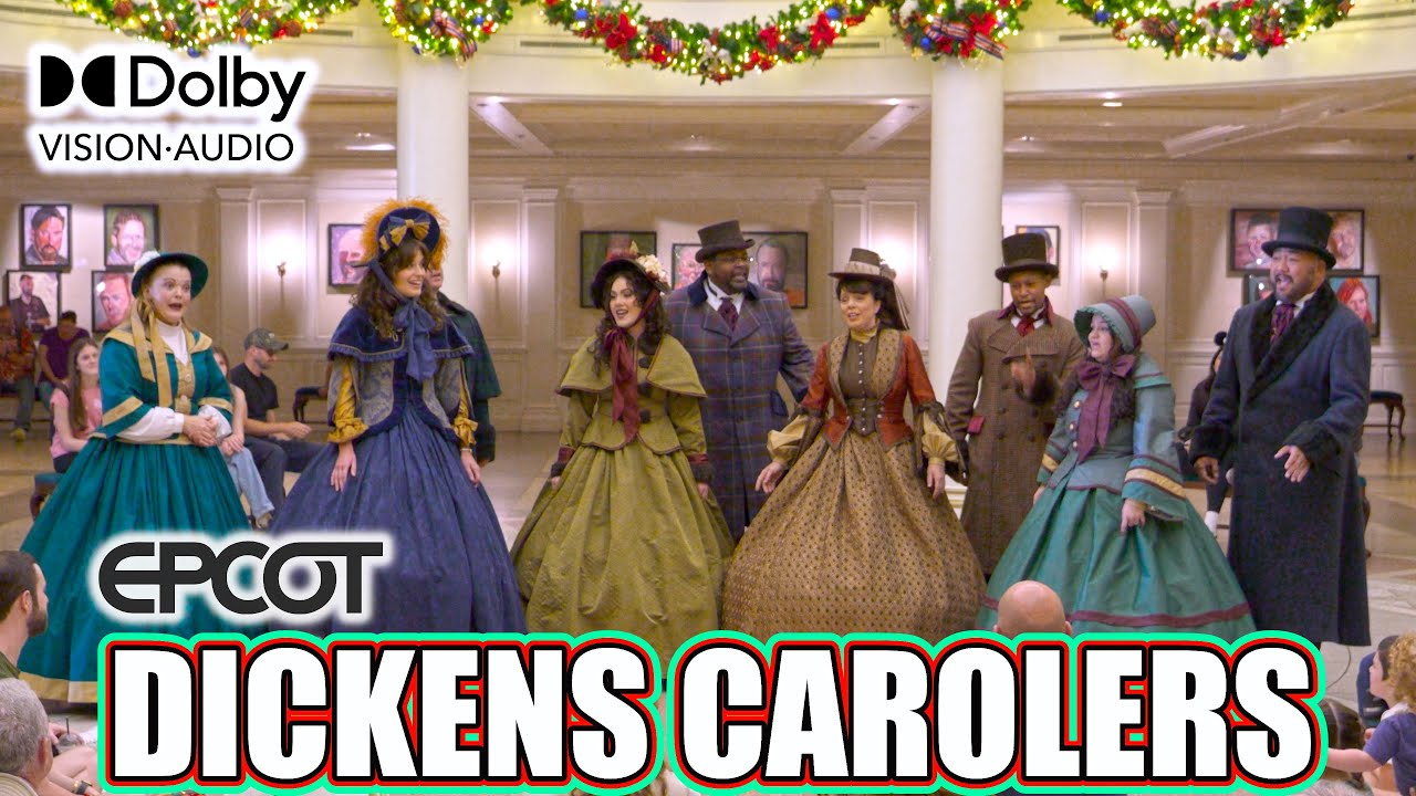 A Victorian Christmas: Epcot Dickens Carolers Disney World - YouTube