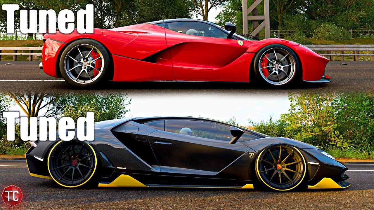 Forza Horizon 4: Tuned vs Tuned! LaFerrari vs Lamborghini Centenario ...