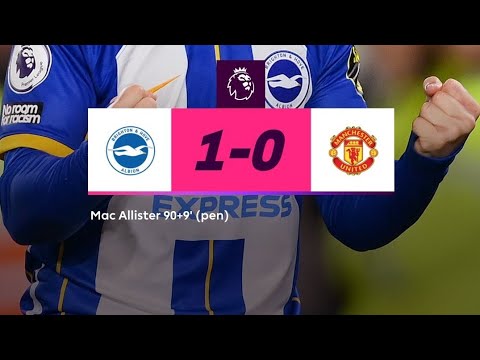 EPL DOUBLE GW 34 : BRIGHTON REVENGE AGAINST MANCHESTER UNITED 1:0 MANCITY VS WESTHAM 3:0 - YouTube