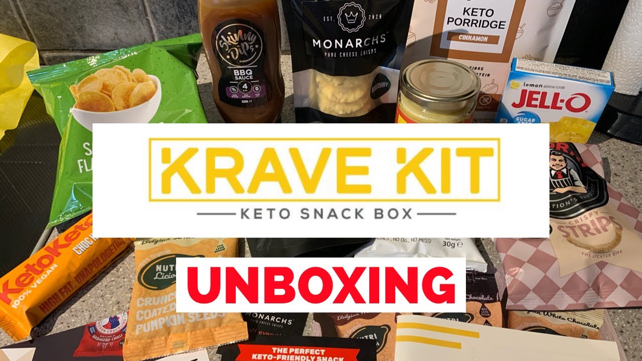 Krave Kit Keto Subscription Unboxing! January 2021 - YouTube