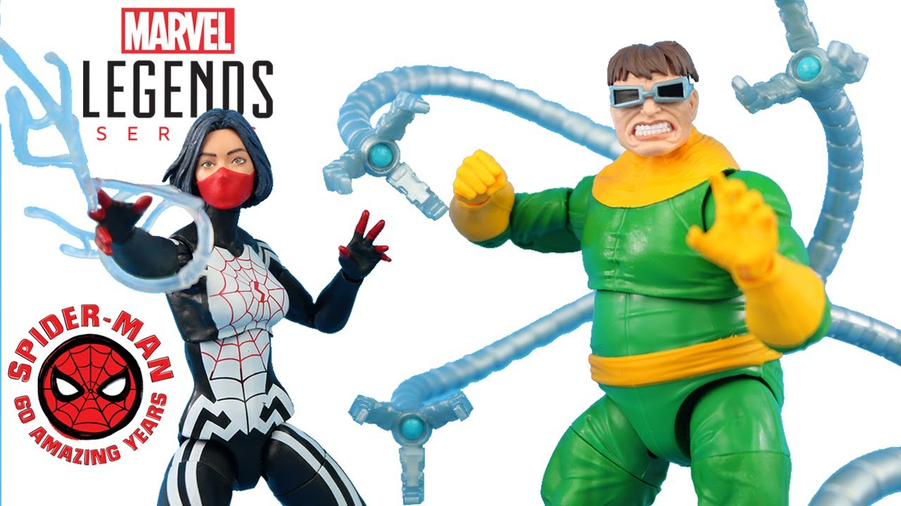 Marvel Legends 2-pack TEIA DE SEDA (SILK) & DOUTOR OCTOPUS - Review e ...