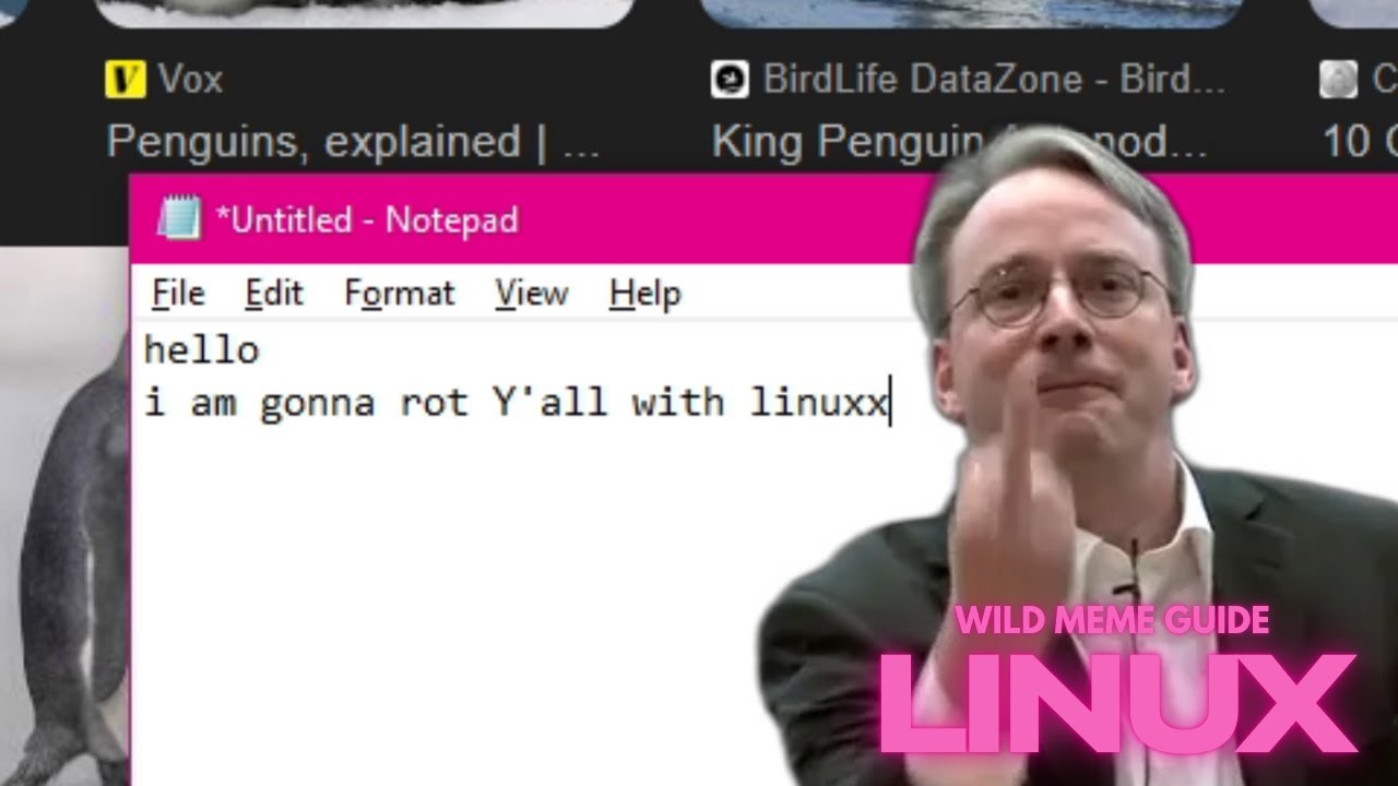 🚀 How to Install LINUX (a meme guide) - YouTube