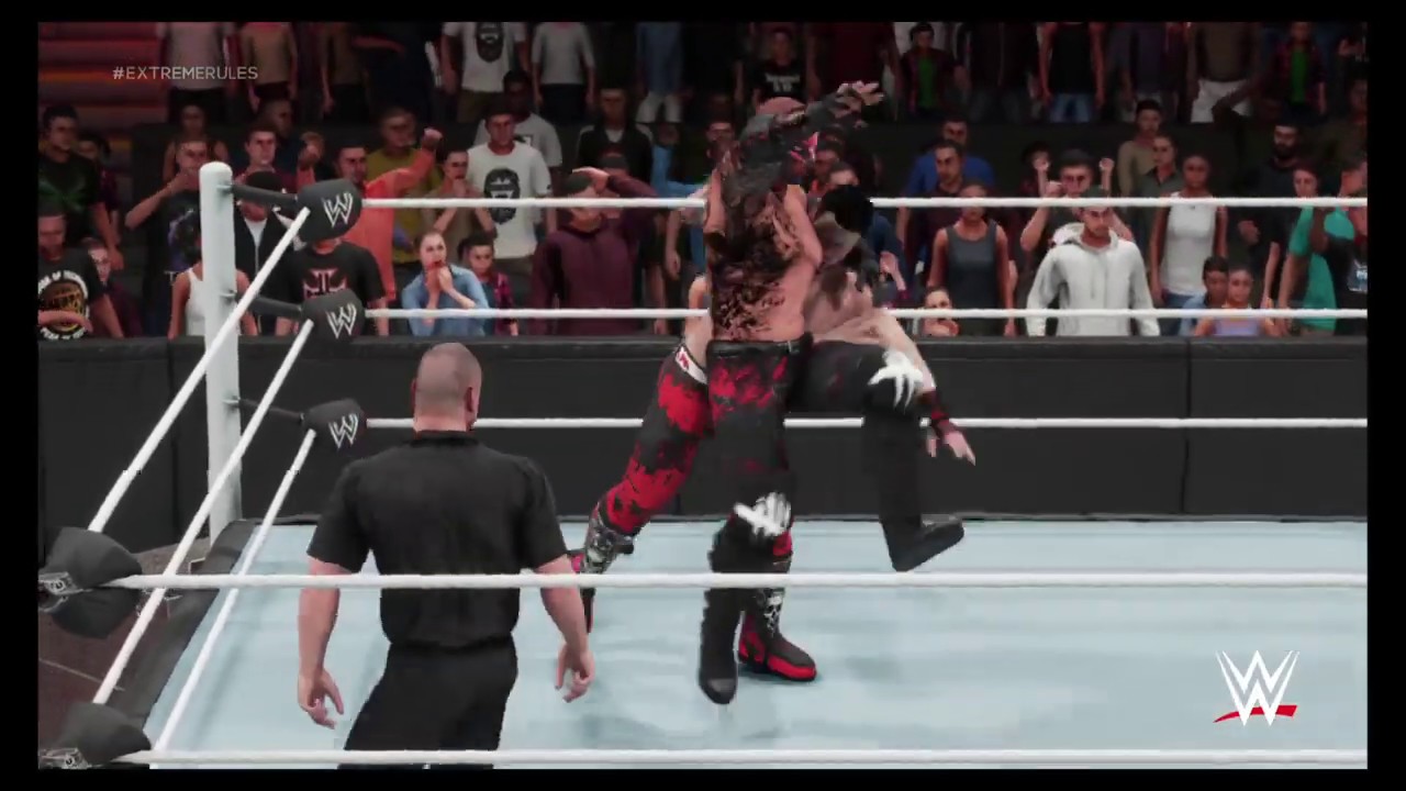 KJ WOLF VS RED (c) POUR LE TITRE WWE : EXTREME RULES 28/12/2019 - YouTube