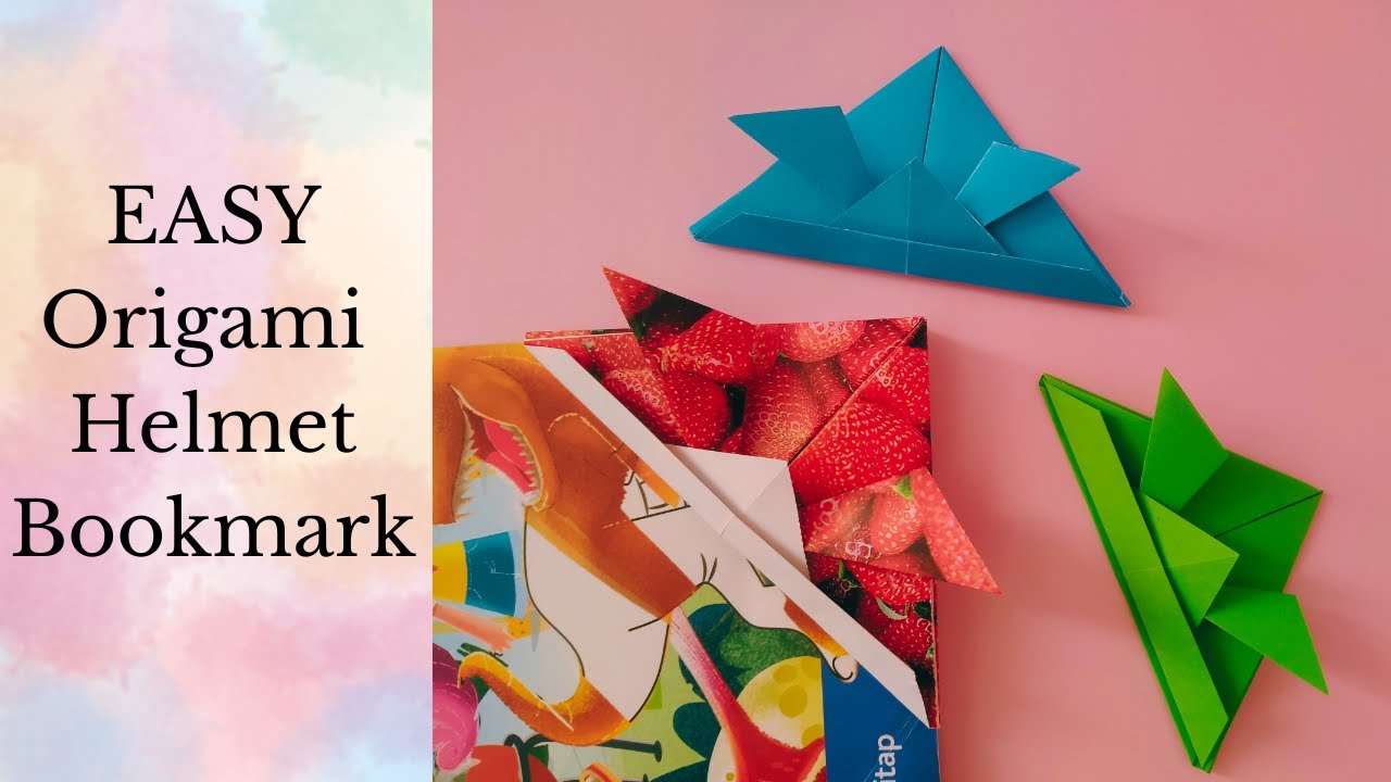 Easy Origami Helmet Tutorial - Fun Paper Craft! - YouTube