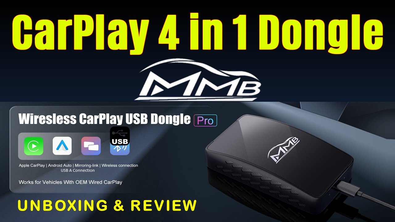MMB 4.in.1 CarPlay Dongle PRO ⚡ 2022 ⚡ REVIEW - YouTube