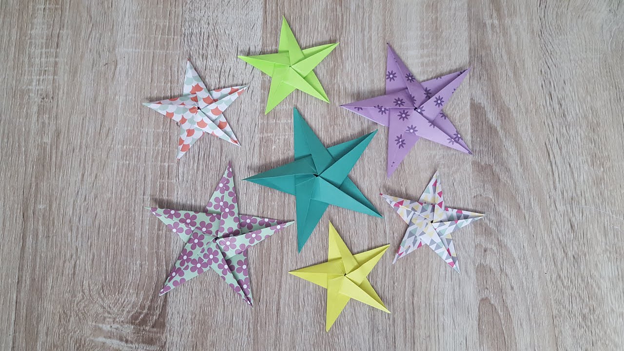 Origami Stern/How to make an Origami Star - YouTube